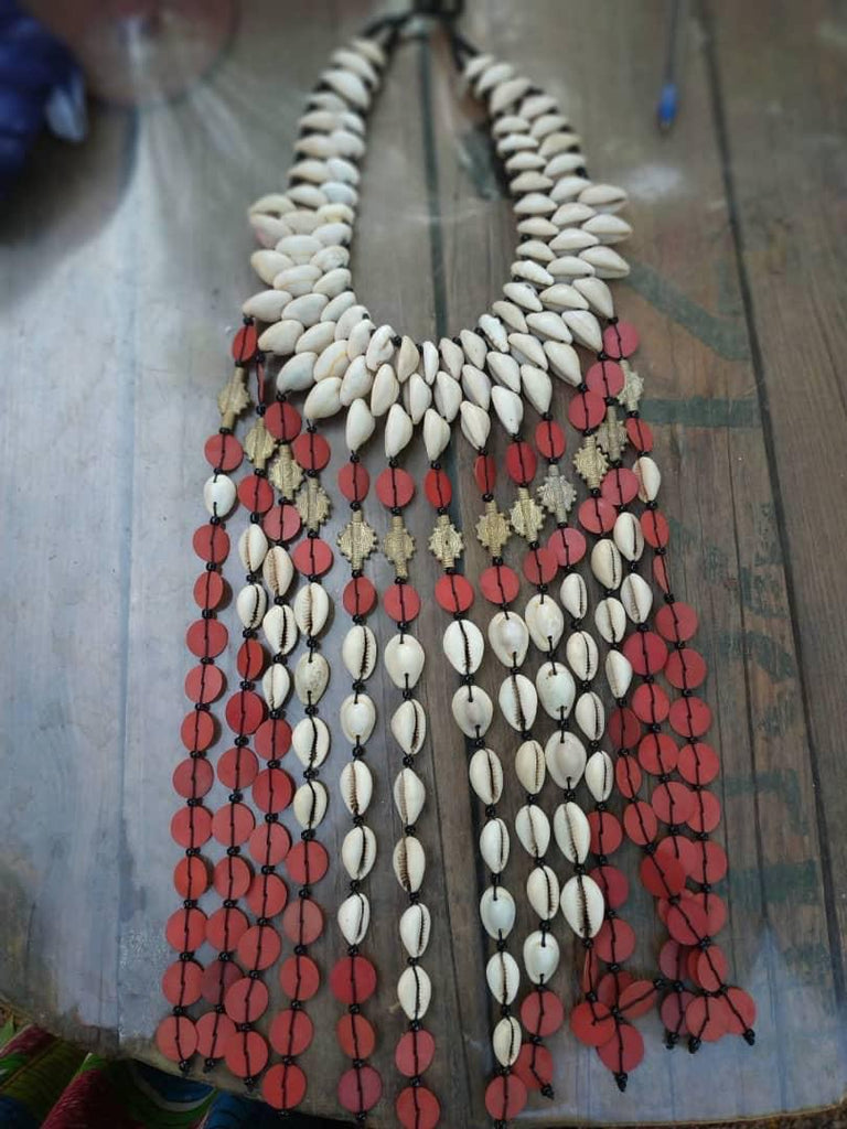 Home COWRIE SHELL NECKLACE